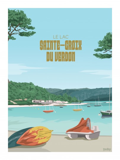 Le lac Sainte-Croix du Verdon