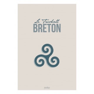 Carte postale - Le Triskell Breton par Pauline Launay